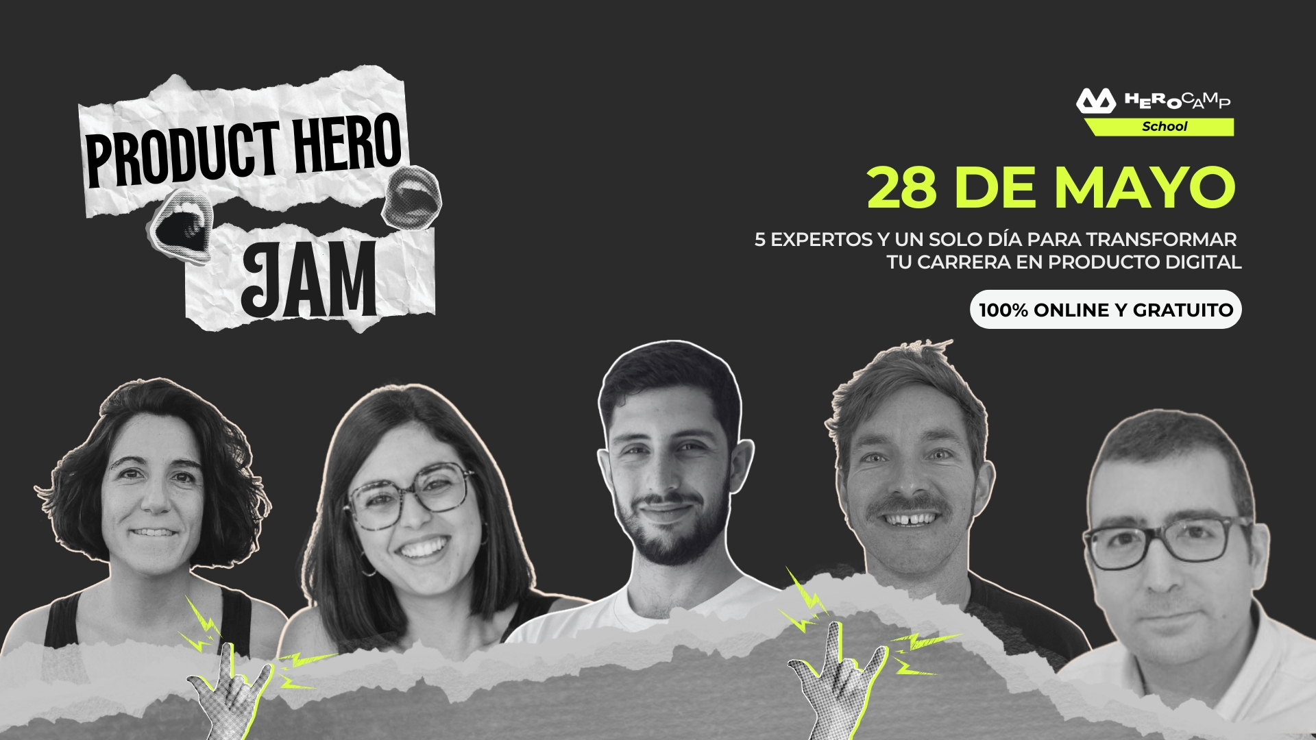 Product Hero Jam - Un evento de producto con The Hero Camp